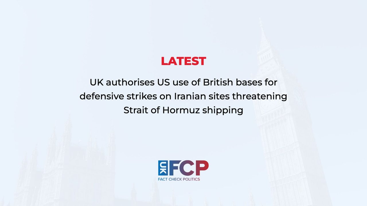 UK expands US access to British bases for strikes on Iranian sites ...